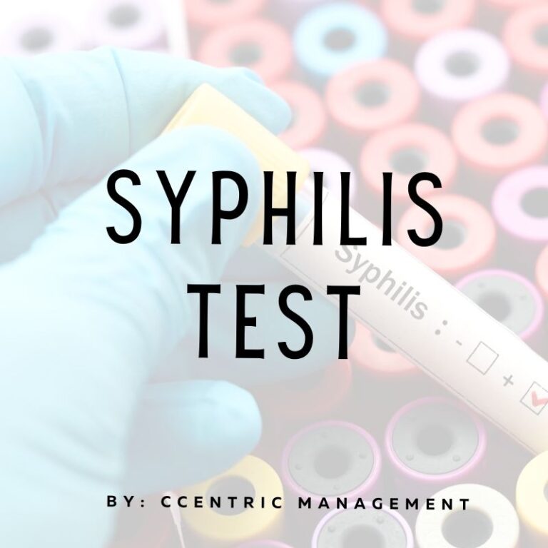 HIV/Syphilis/HBV/HCV Panel Rapid Test - C Centric Management